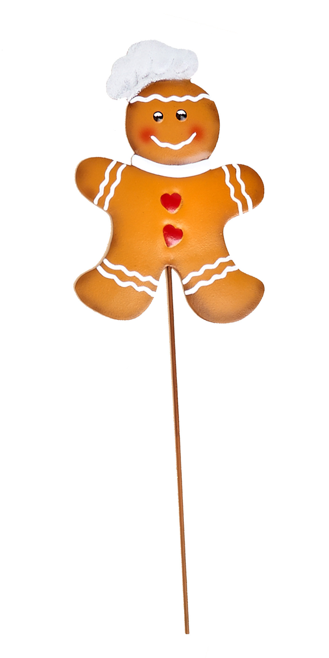 Worth Imports Metal Christmas Gingerbread Man Garden Stake & Reviews ...
