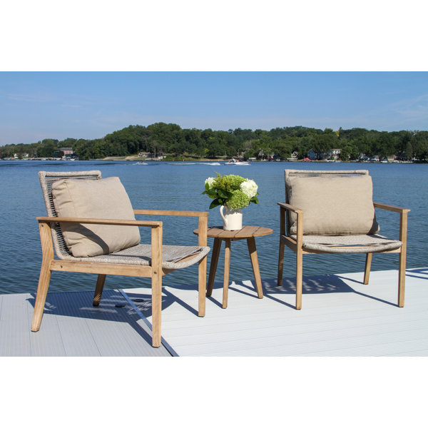 Birch Lane Brayson 3 Piece Seating Group with Cushions & Reviews ...