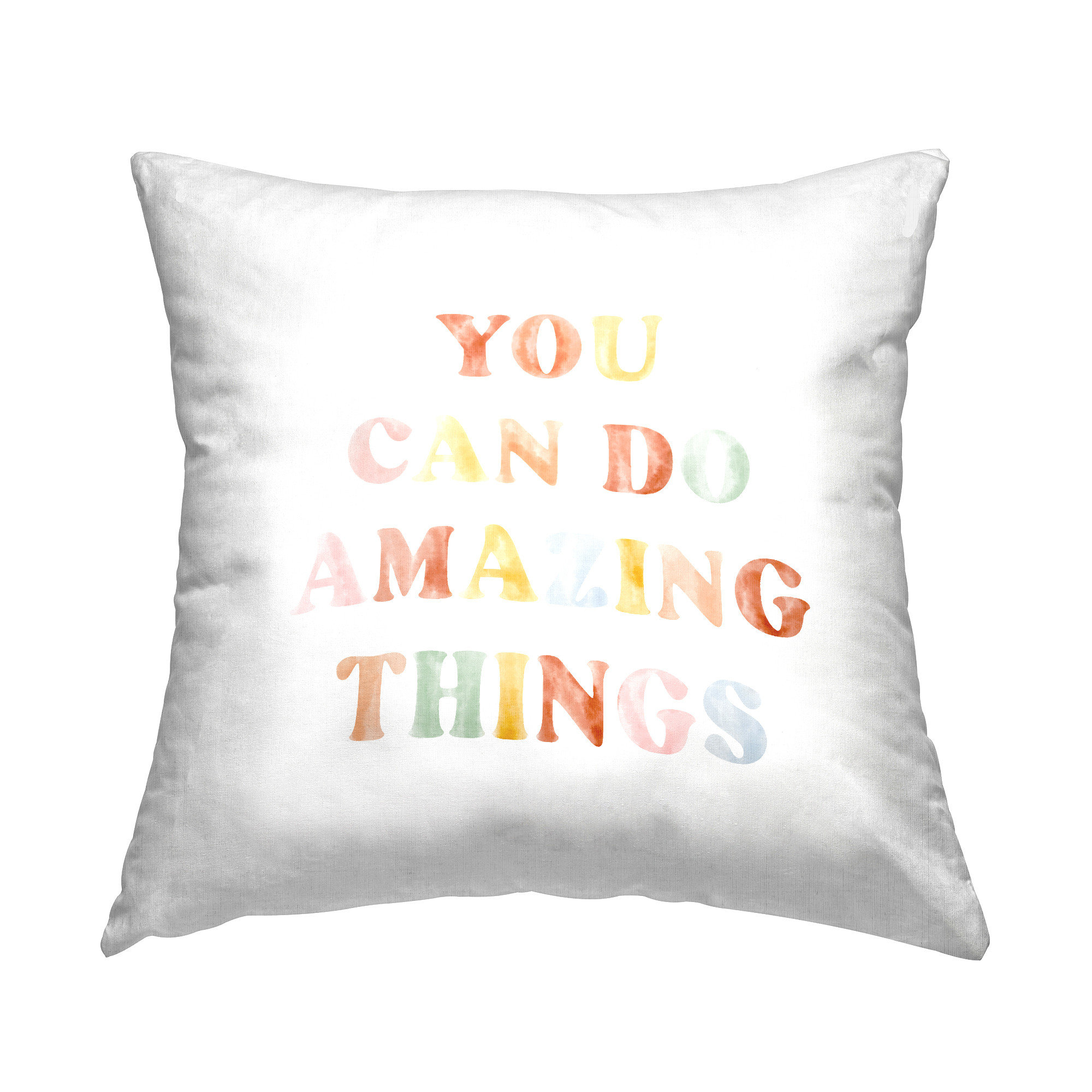 Stupell Industries Amazing Things Alternating Pastels Motivational ...