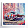 Lark Manor™ Graffiti Muscle Car I - Muscle Car Canvas Print | Wayfair