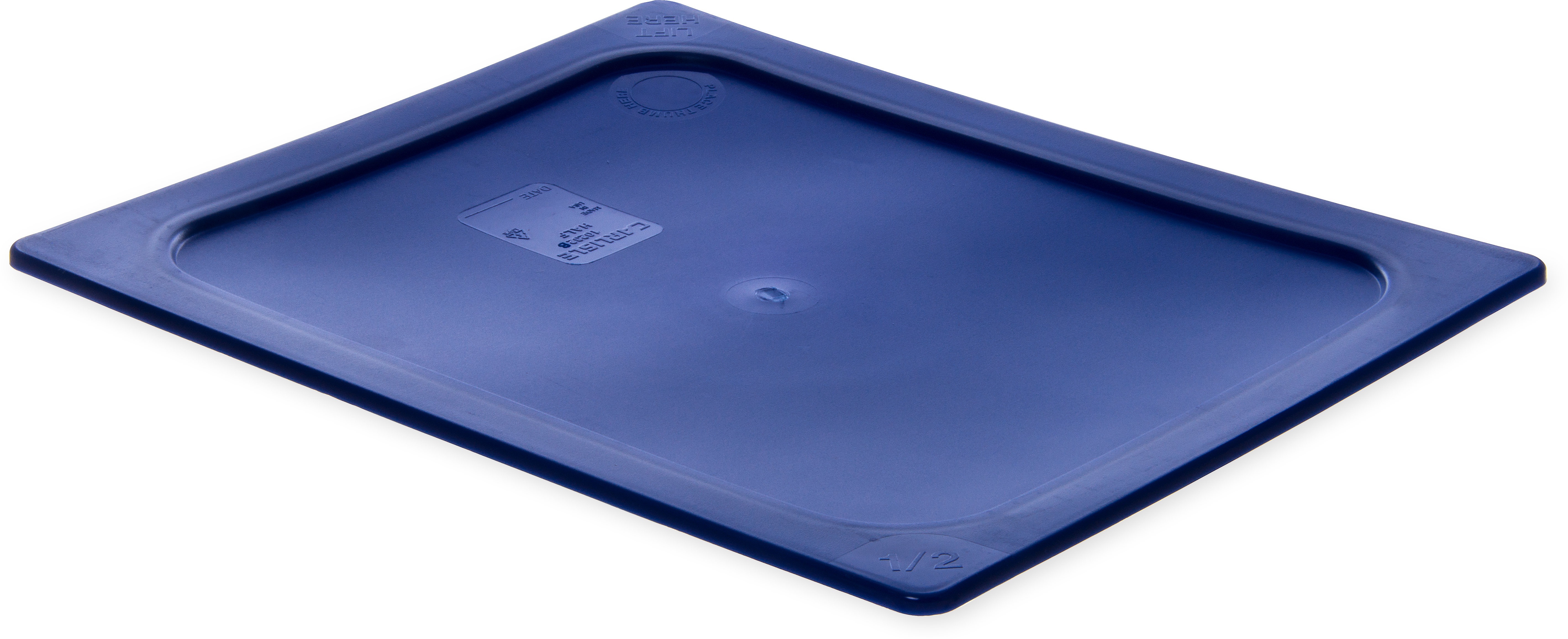 Carlisle Food Service Products Smart Lids™ Blue Rectangle Plastic Lid ...