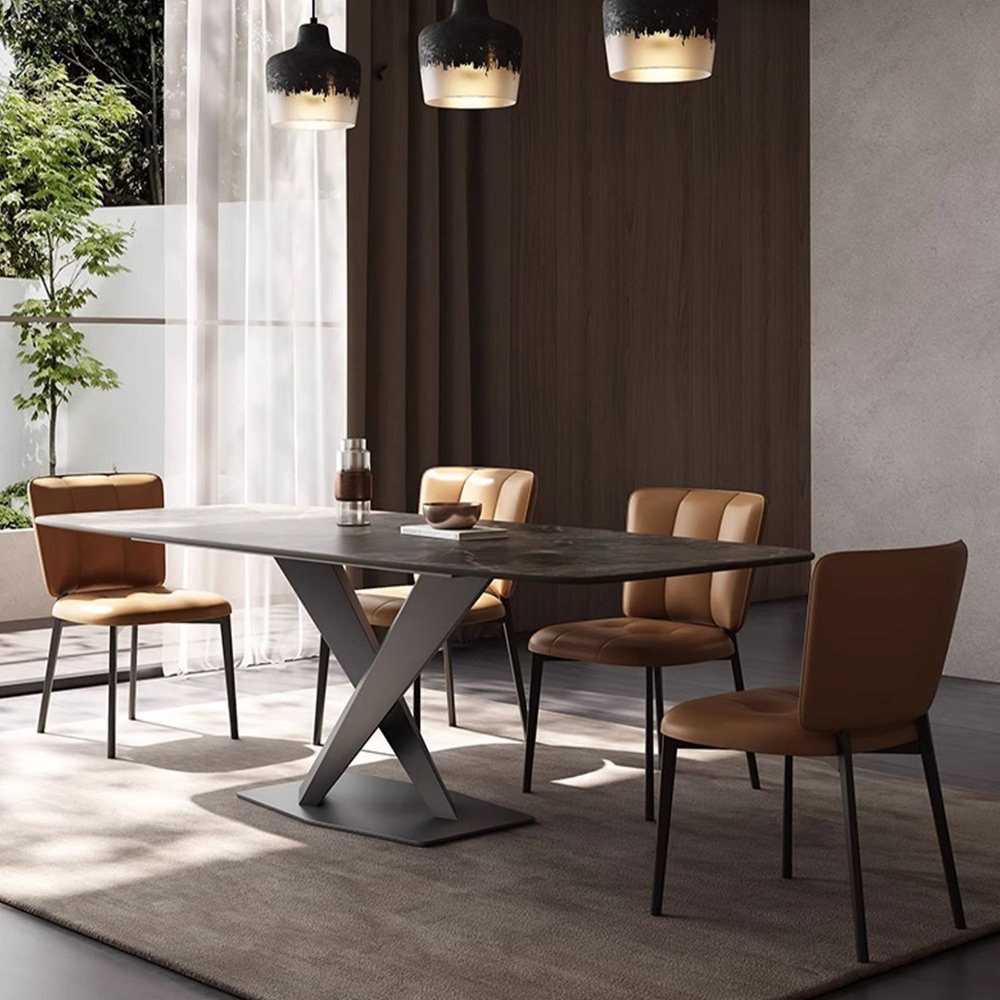 Elamer Light luxury modern style dining table sets | Wayfair