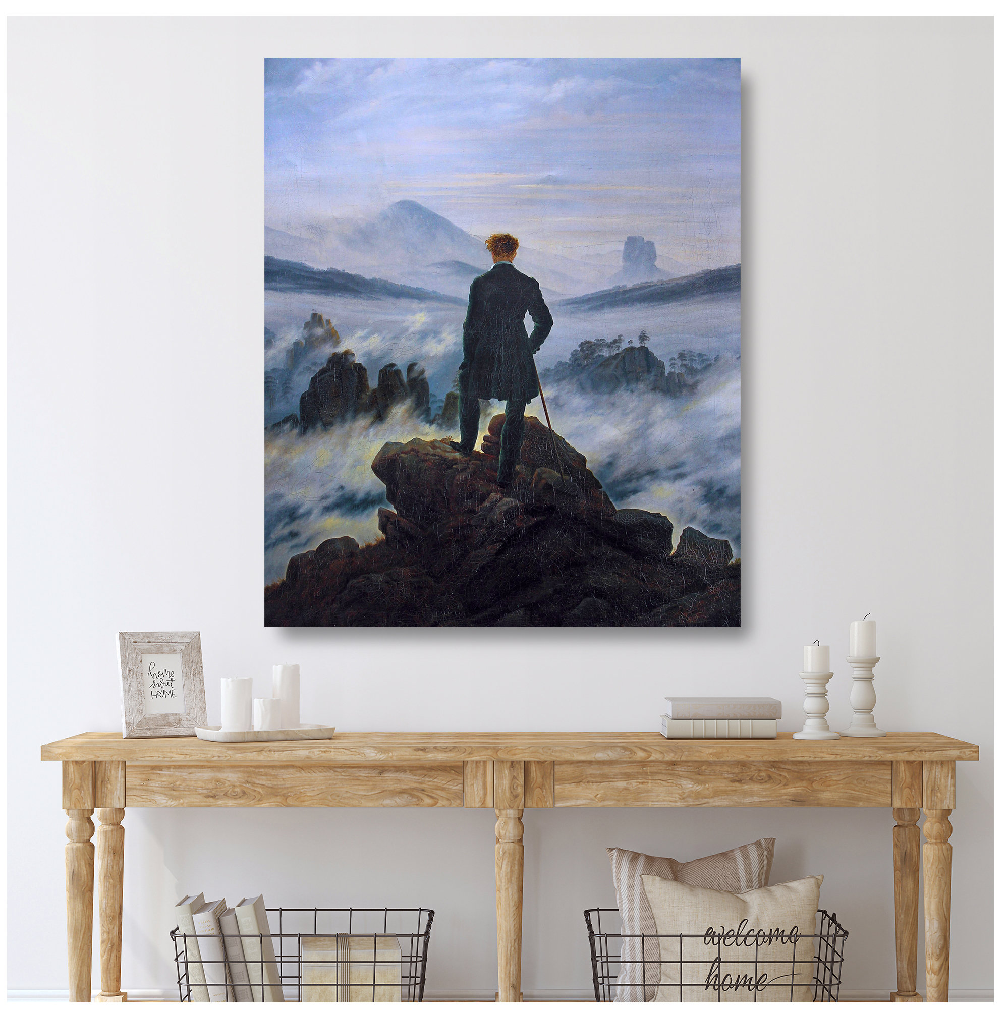 Astoria Grand Wanderer au-dessus de la mer de brouillard par Caspar ...