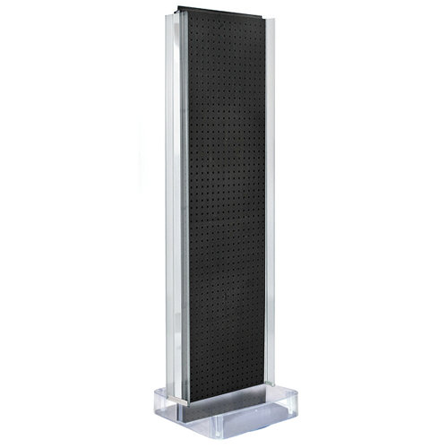 Azar Displays Two-Sided Pegboard Floor Display w/ C-Channel Sides On a ...