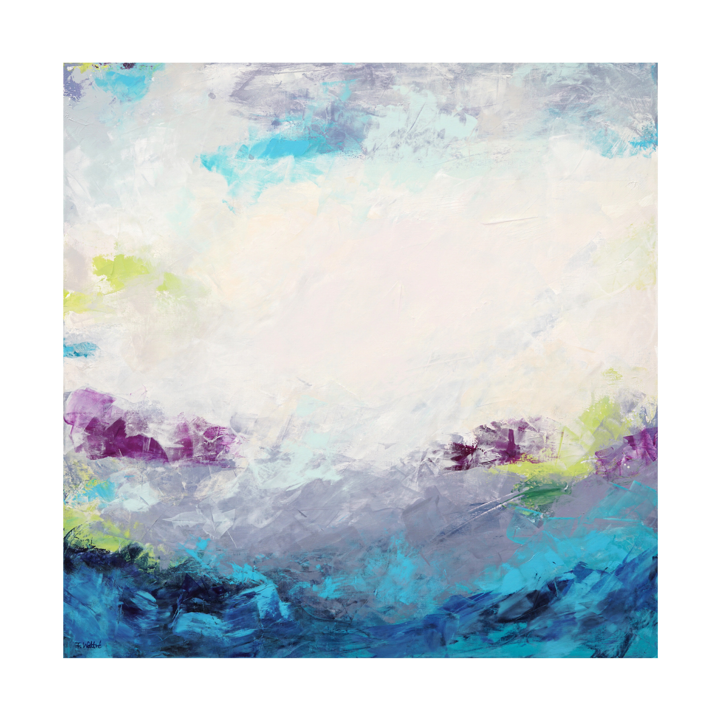 Wrought Studio™ Francoise Wattre Summer Morning By The Sea 1 Canvas Art ...