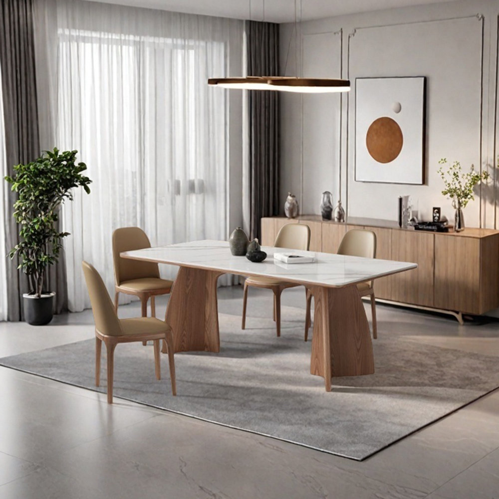 dujinlong home Modern minimalist dining table set | Wayfair