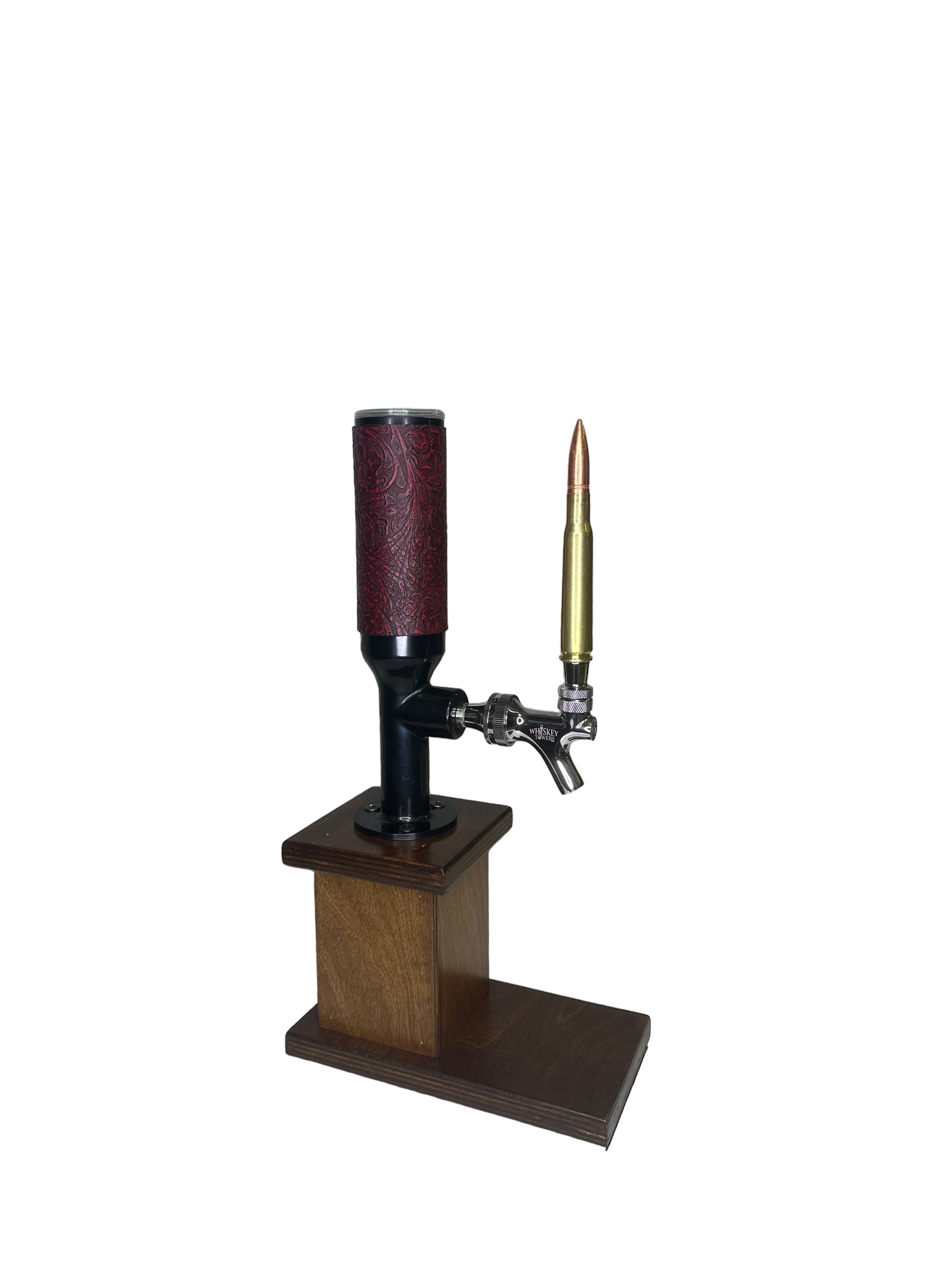 Prep & Savour Single Brass 50 Handle - Tooled Whiskey Tower - Wayfair ...