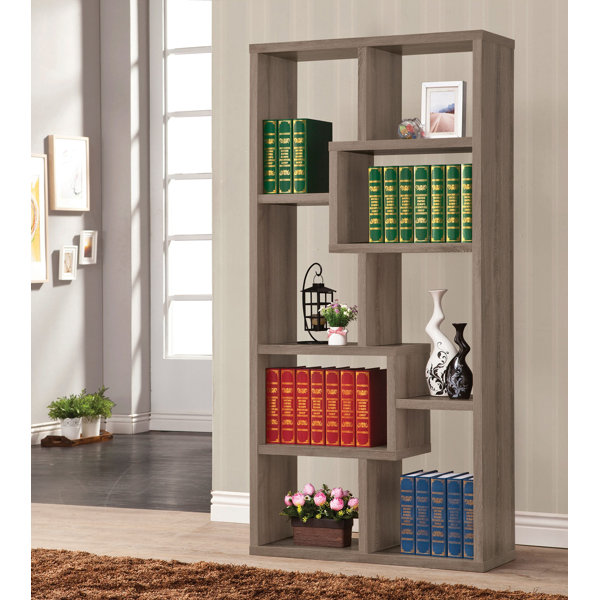 Wade Logan® Adwolf Geometric Bookcase & Reviews | Wayfair