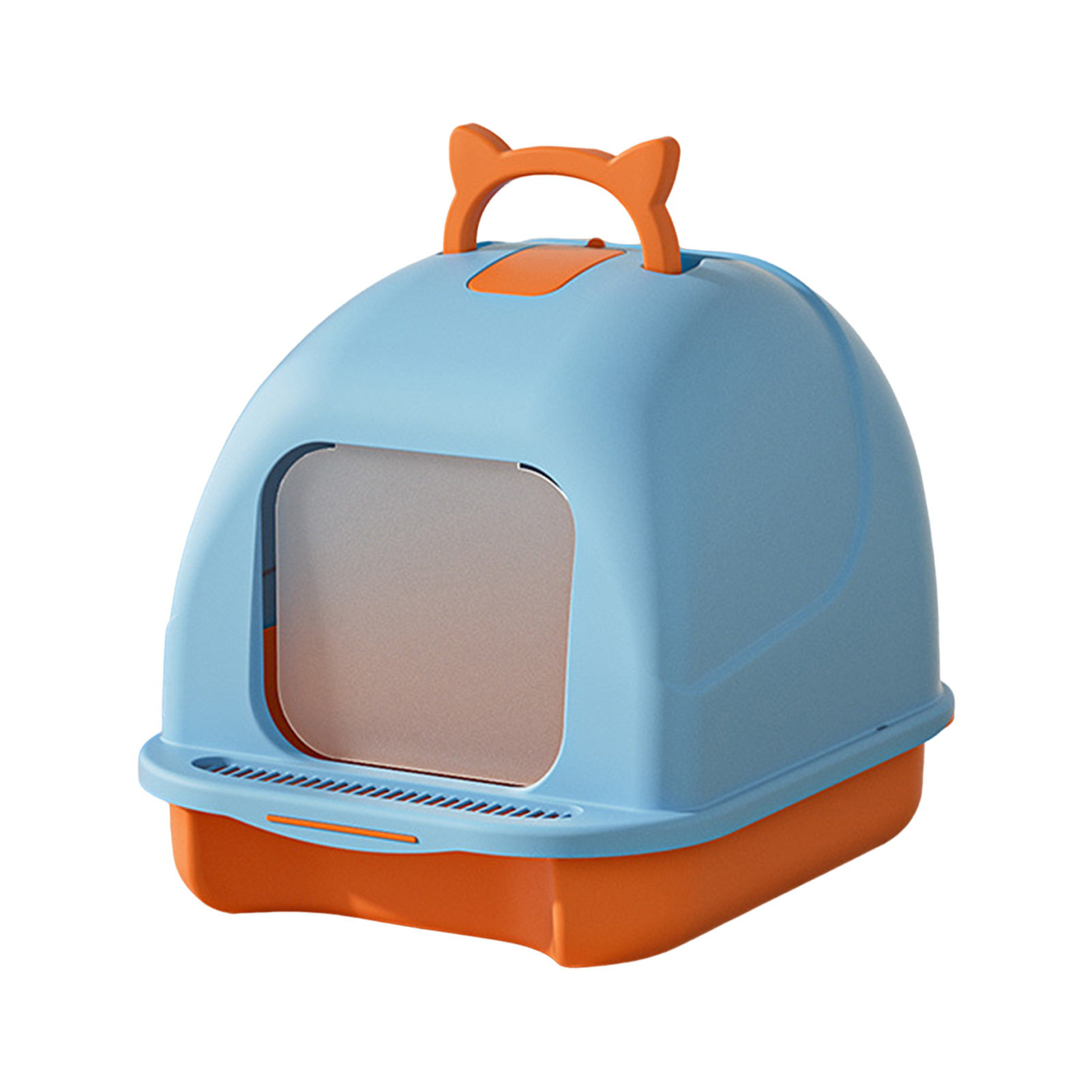 Brayden Studio® Large Cat Litter Box with Lid Closed Kitten Litter Pan ...