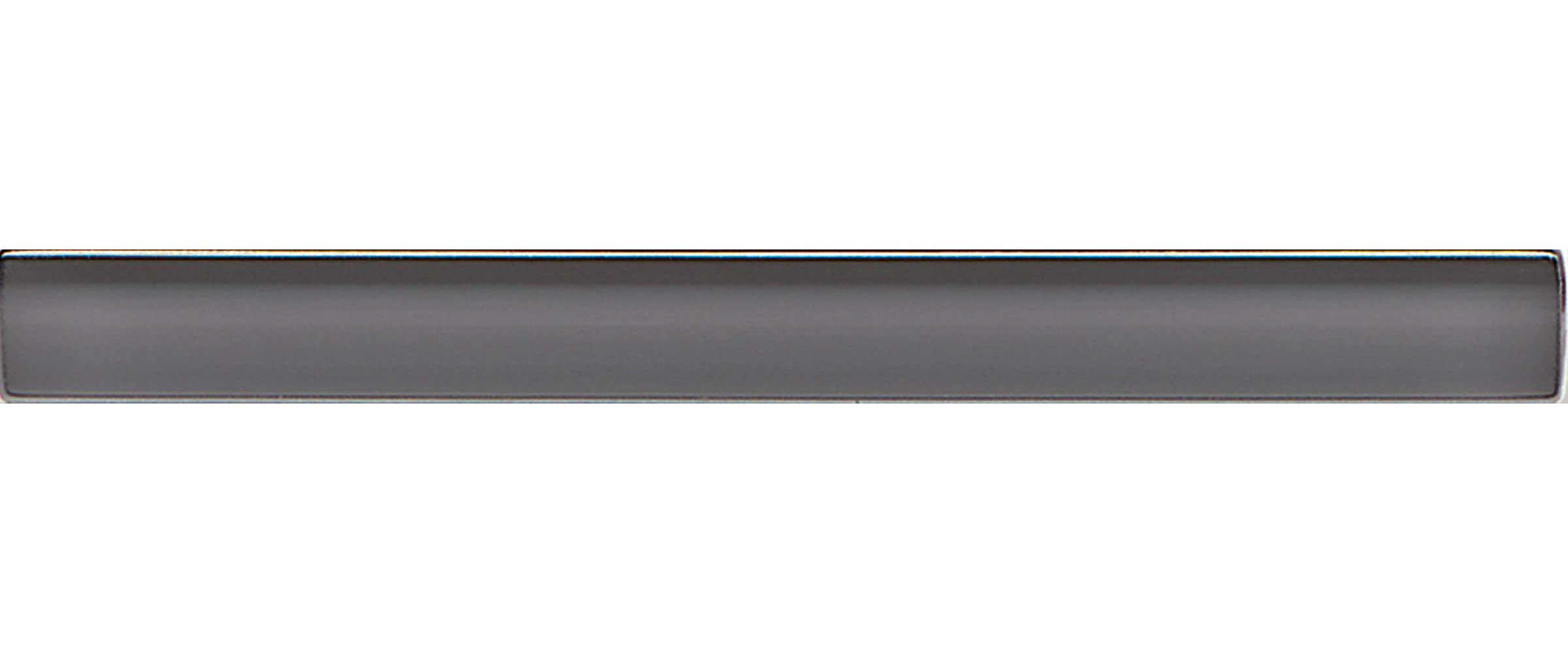 Bedrosians Hamptons Glass 6" x 0.5" Glass Bullnose Tile Trim in Pelican ...