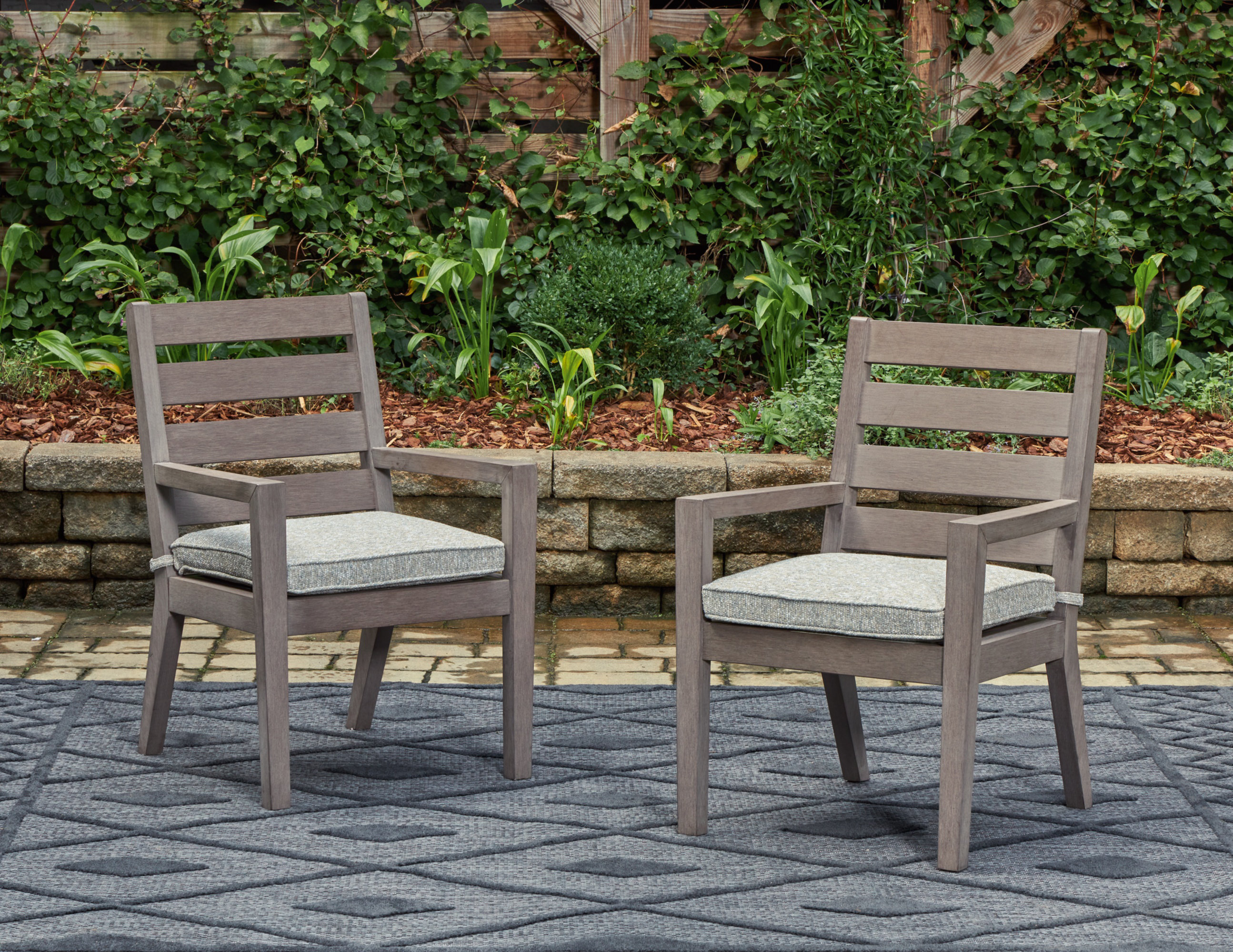 Signature Design by Ashley Hillside Barn Outdoor Dining Chair - Set Of ...