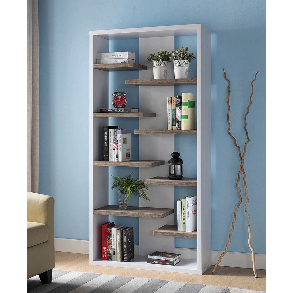 Latitude Run® Mid Century Display Cabinet, Open Back Display Cabinet ...
