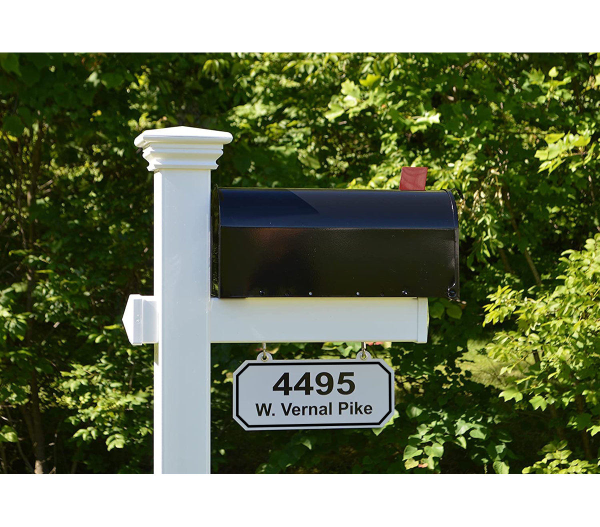 4Ever Products Personalized Post Mounted Mailbox & Reviews | Birch Lane