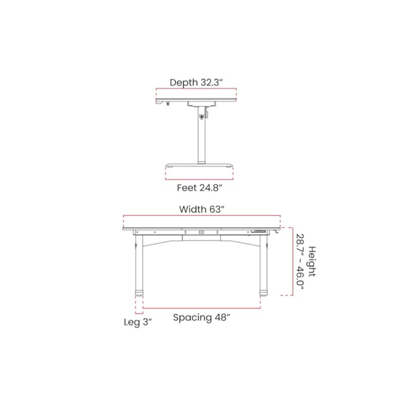 Arozzi Arena Moto Motorized Desk | Wayfair
