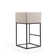Orren Ellis Upholstered Counter Stool with Metal Frame | Wayfair