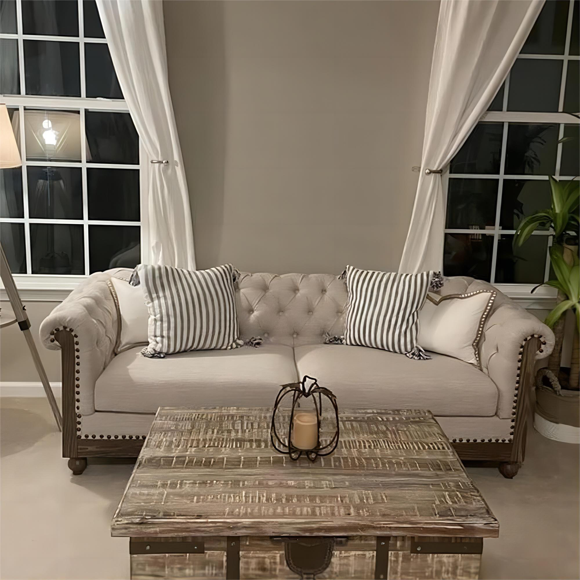 Alcott Hill® Dacen 78.8" Mid-Century Bohemian Style Upholstered Sofa ...