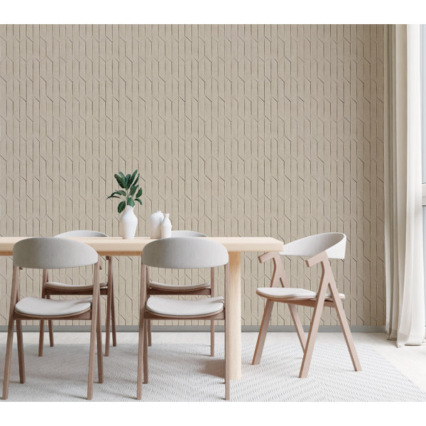 Wildon Home® Solvig Geometric Double Roll | Wayfair