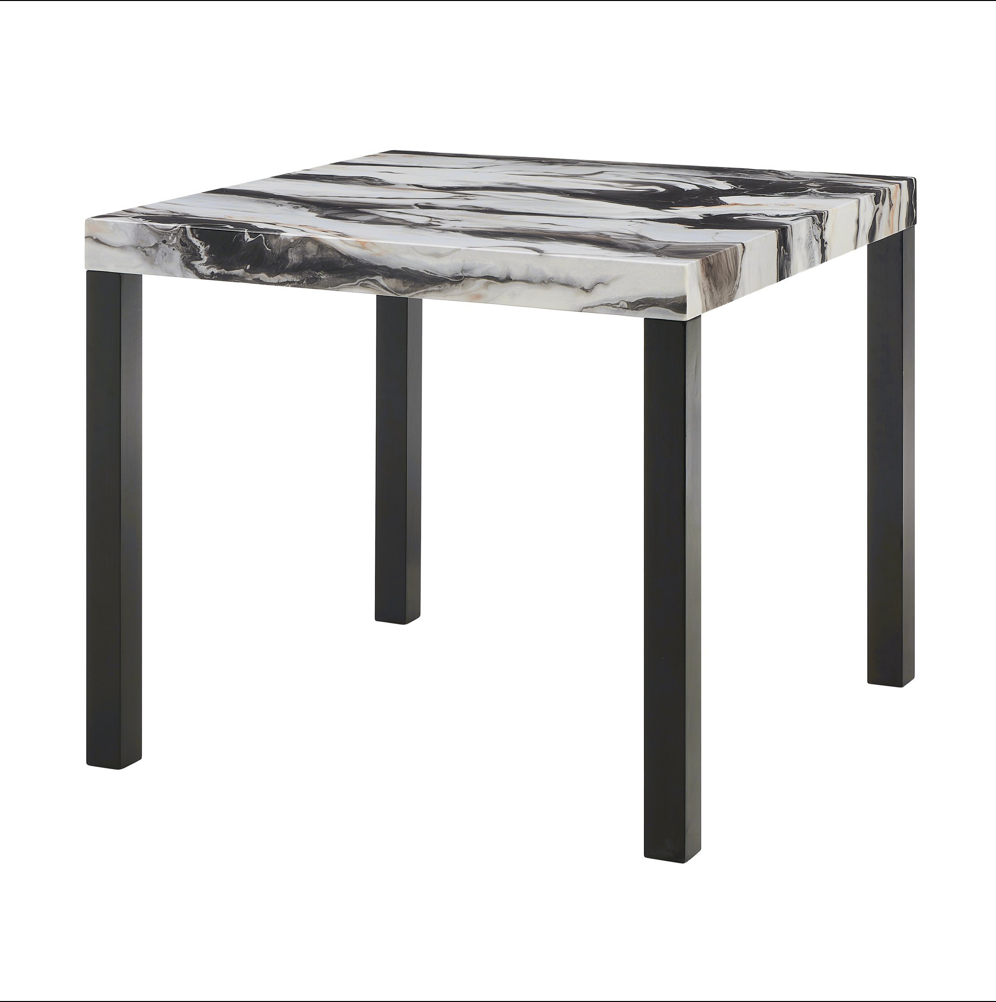 Brayden Studio® 1pc Counter Height Dining Table Square Striking Top ...
