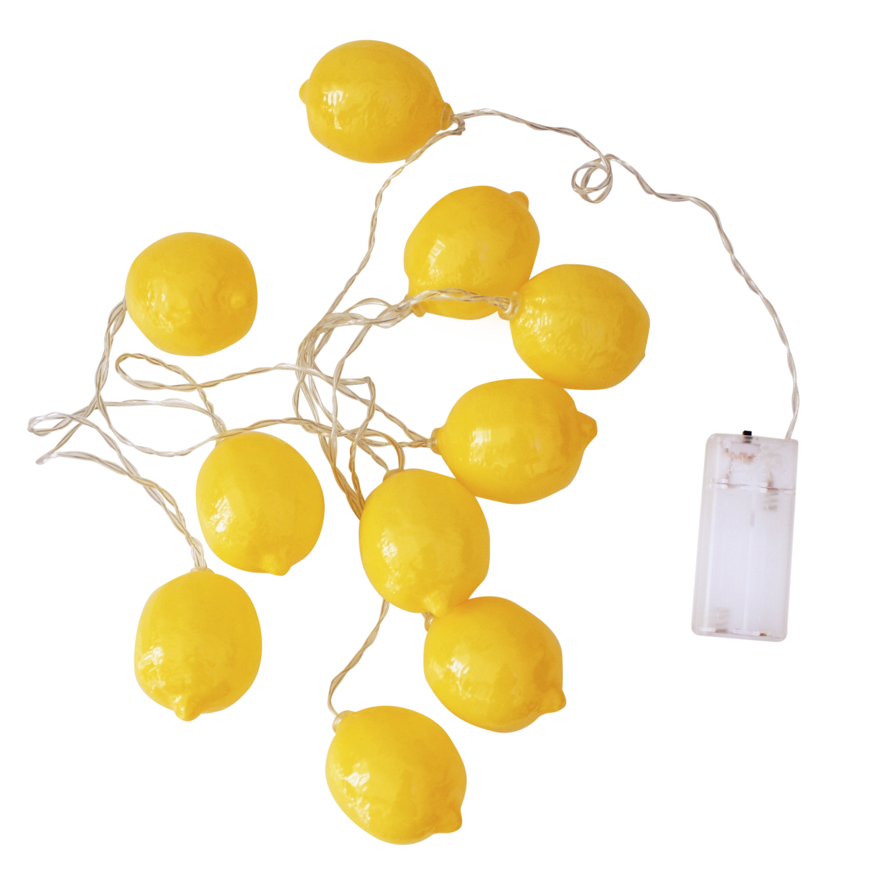 The Holiday Aisle® 10 Warm White Led With Lemon,8"X20"Sp,With 2Aa ...