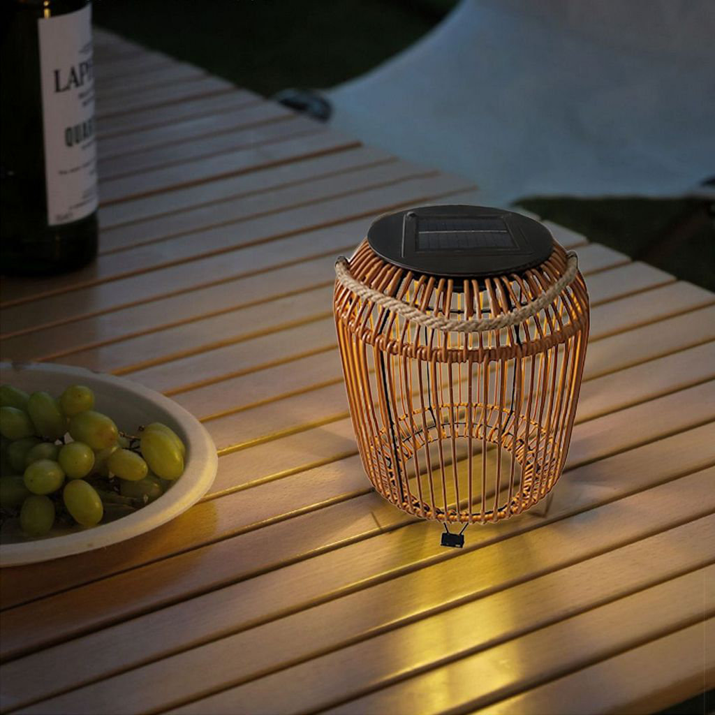 Aria Home Outdoor Cylinder Shaped Table Top Solar Lantern - Wayfair Canada