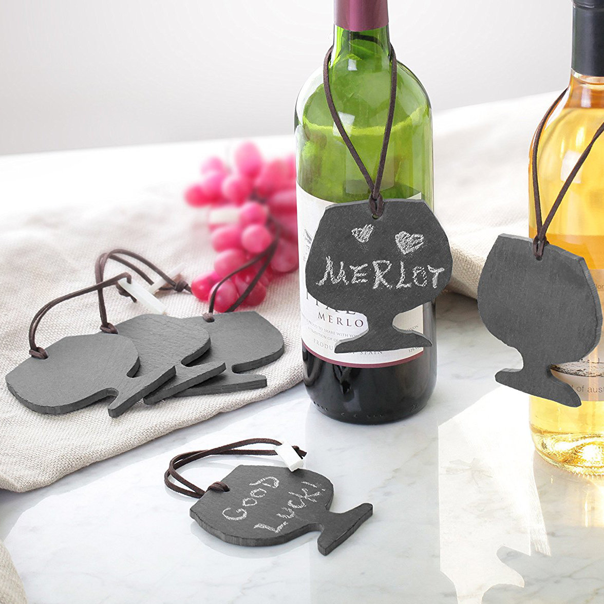 New Star Food Service Slate Wine Tag Set | Wayfair