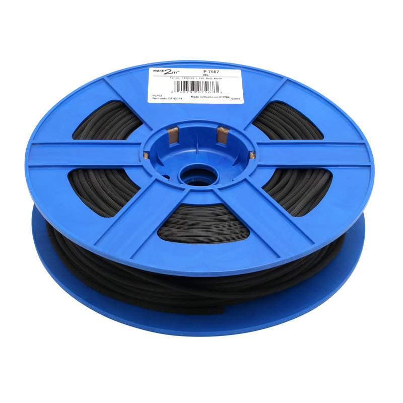Prime-Line Screen Retainer Vinyl Spline, .155" Round, Black, 250 ft. (1 ...