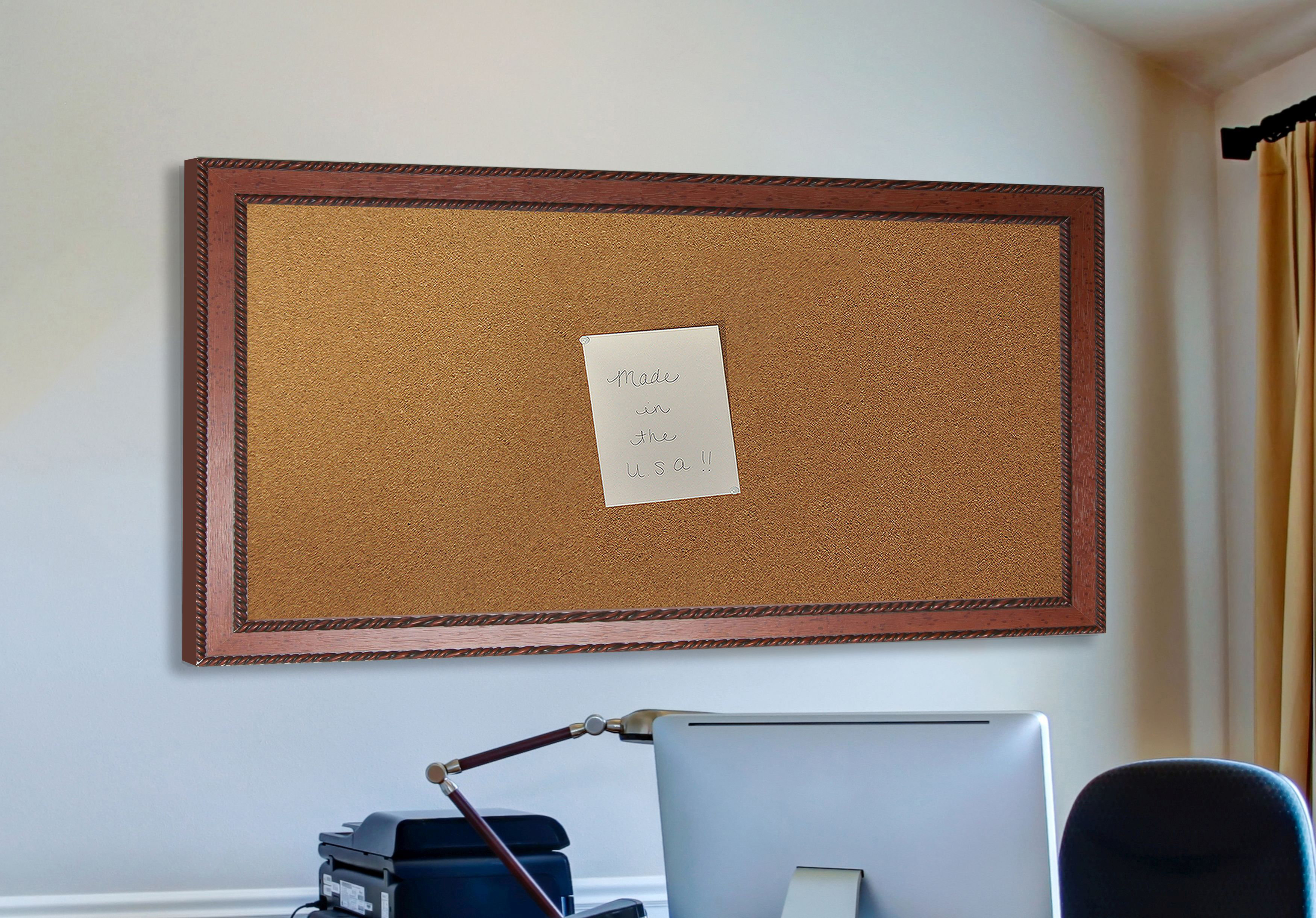 Lark Manor™ Linlin Rope Wall Mounted Bulletin Board | Wayfair