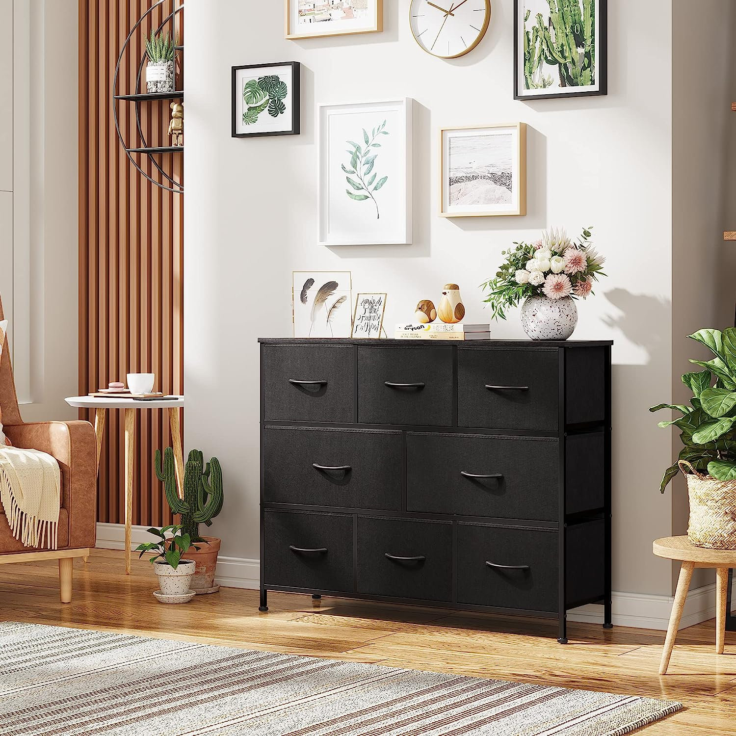 Belleze Fabric Dresser for Bedroom, Storage Drawer Unit - Wayfair Canada
