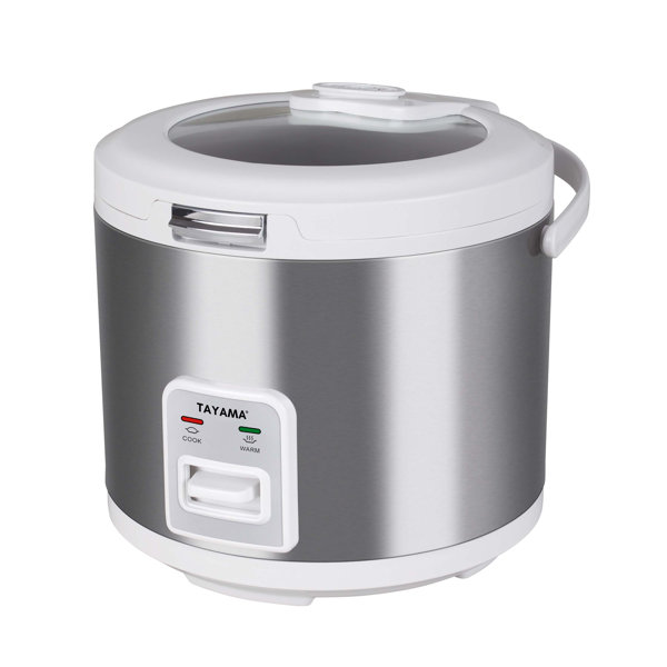 Tayama 20-cup Automatic Rice Cooker & Warmer With Glass Lid | Wayfair