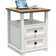Rosalind Wheeler Bijal Tray Top 2 - Drawer End Table and Built-In ...