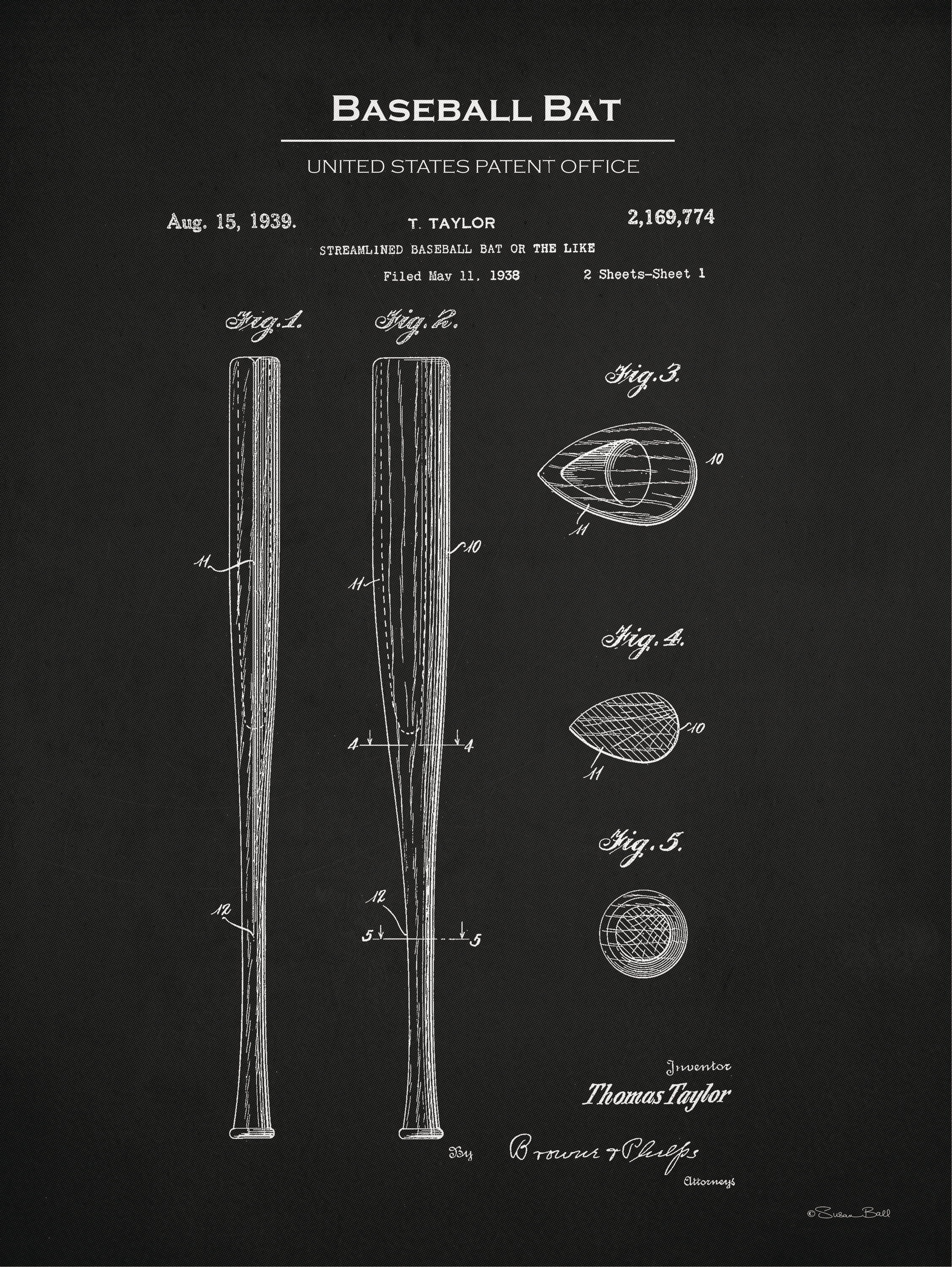 Williston Forge Baseball Bat Patent - Wayfair Canada