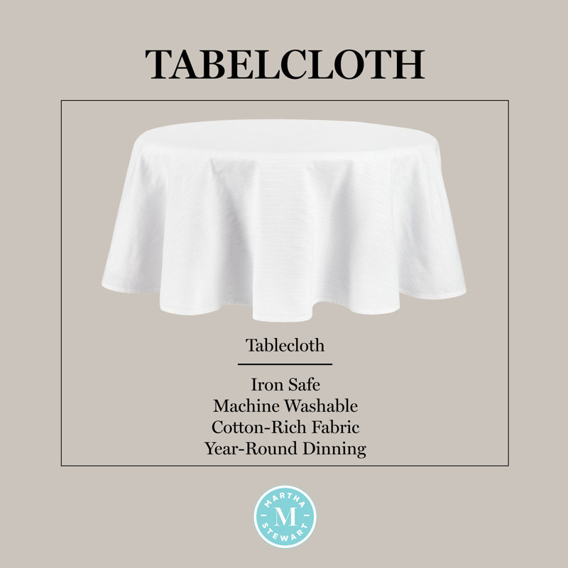 Martha Stewart Honeycomb Modern Farmhouse Tablecloth & Reviews | Wayfair