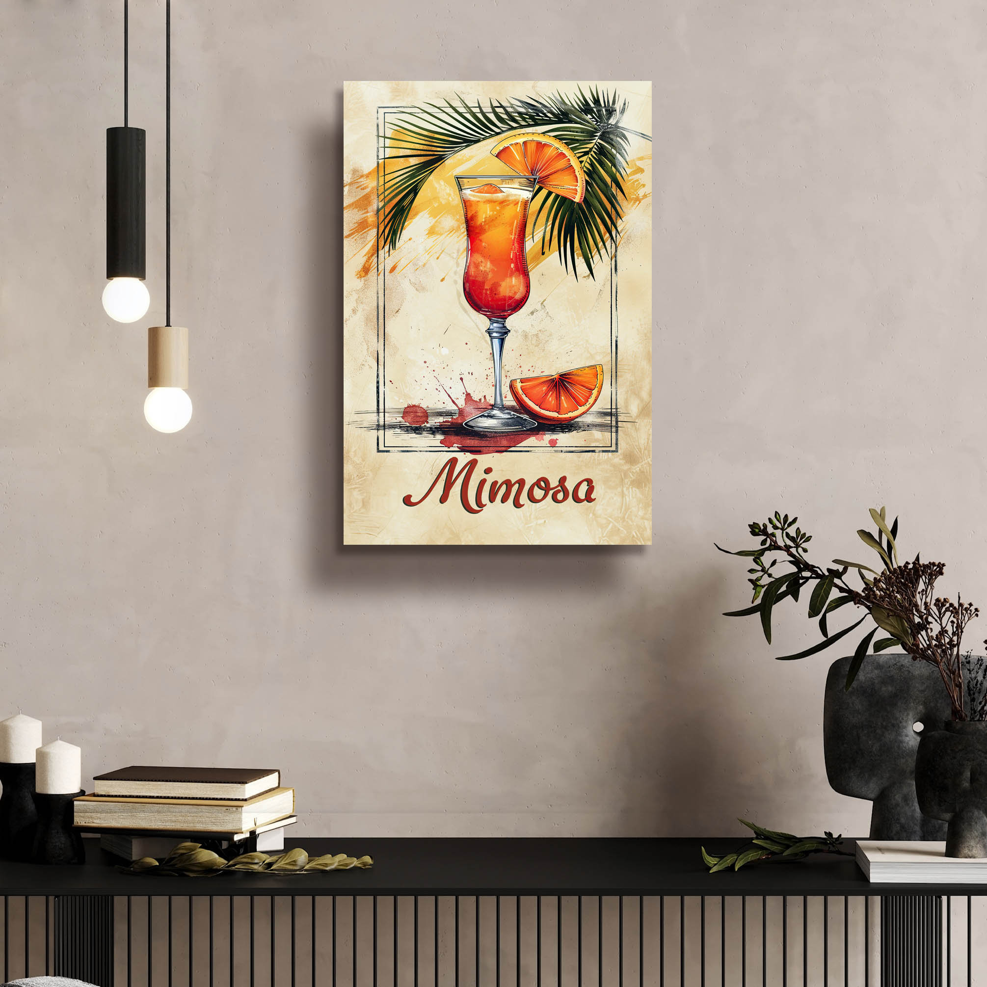 Bay Isle Home™ Mimosa Drink' by Momart Acrylic Glass Wall Art | Wayfair