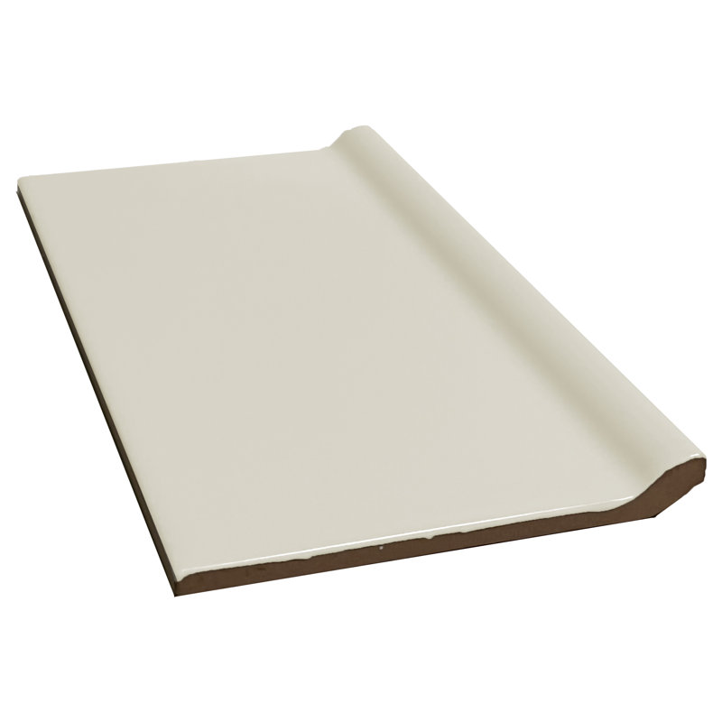 PIXL Color Beat Satin 8" L x 4" W Ceramic Cove Base Tile Trim & Reviews ...