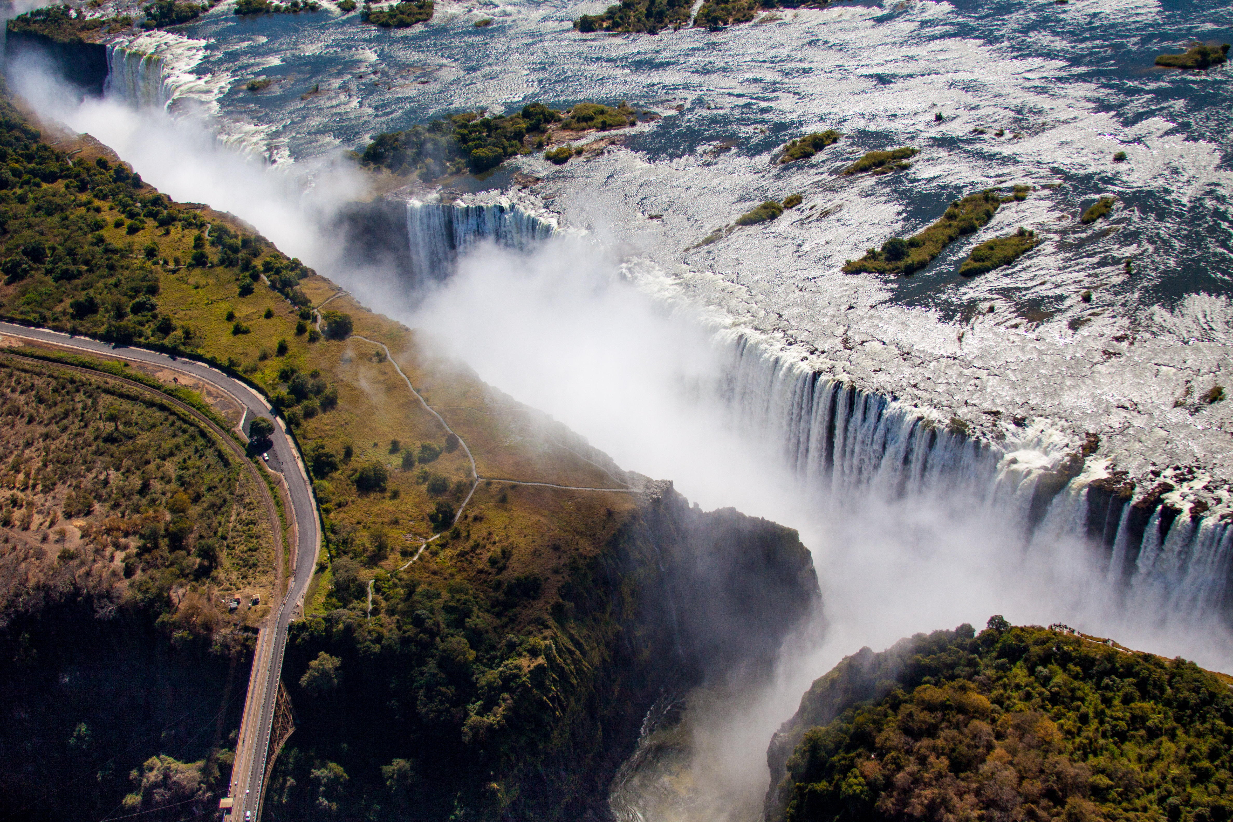 Millwood Pines Victoria Falls - Wrapped Canvas Print | Wayfair