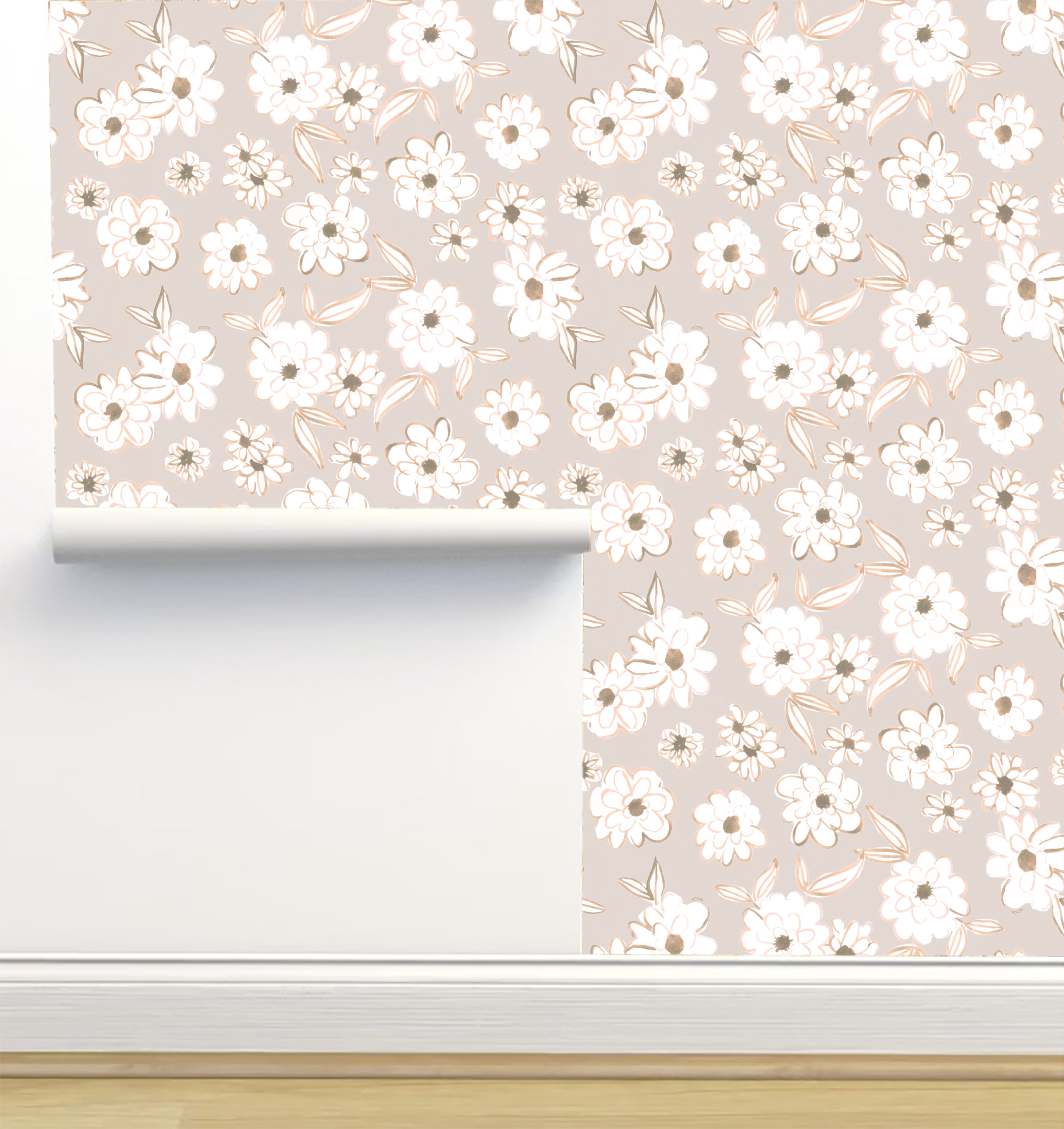 Limitless Walls Crystal W Design 12' L x 2' W Peel and Stick Wallpaper ...