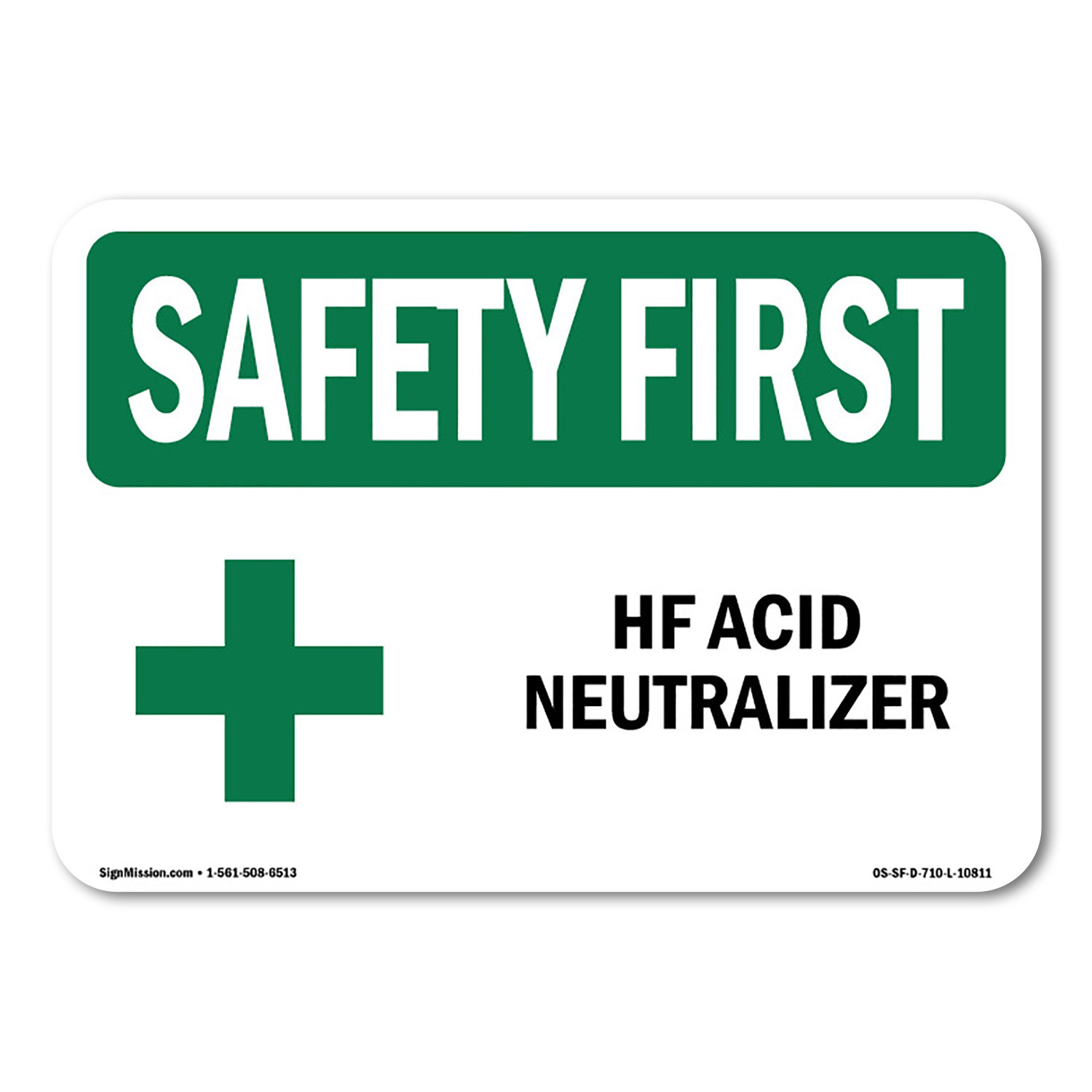 SignMission HF Acid Neutralizer Decal 7" X 5" - Wayfair Canada