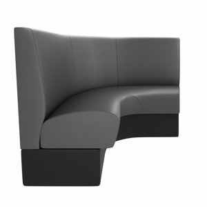 QA Group 1/2 Circle U-Booth, Private Corner Booth (Pack of Two 1/4 ...