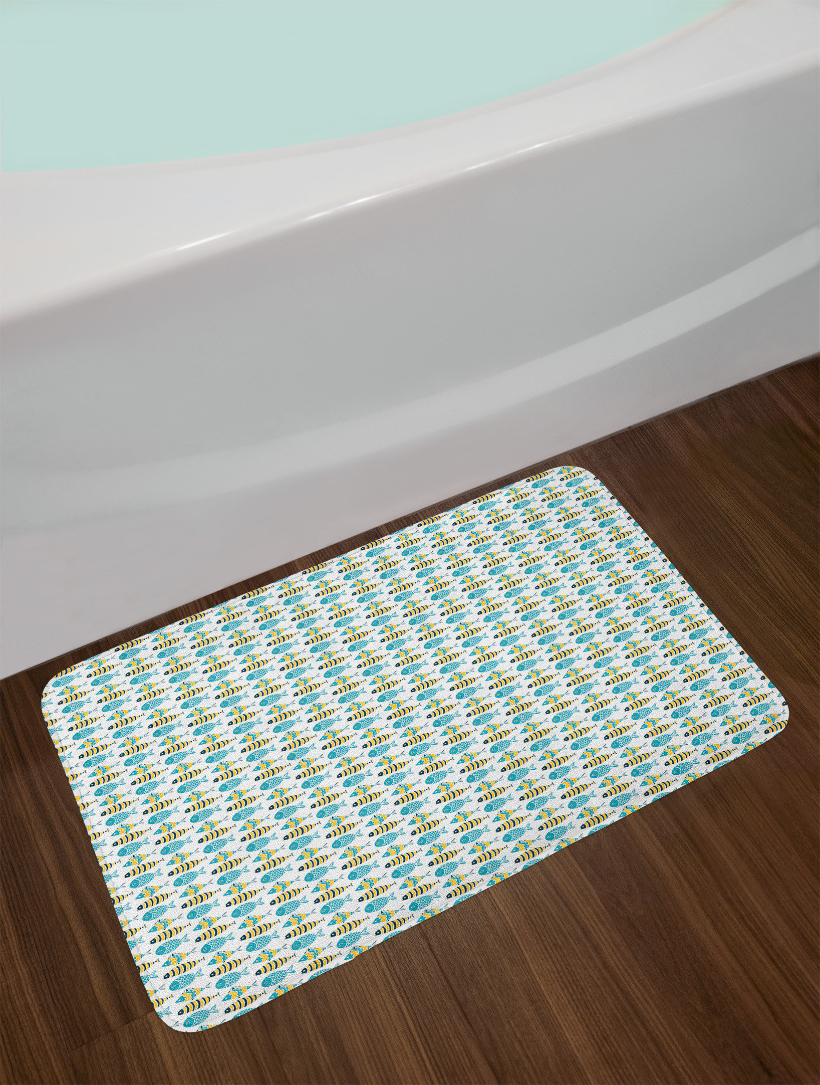 East Urban Home Keicha Bath Mat | Wayfair
