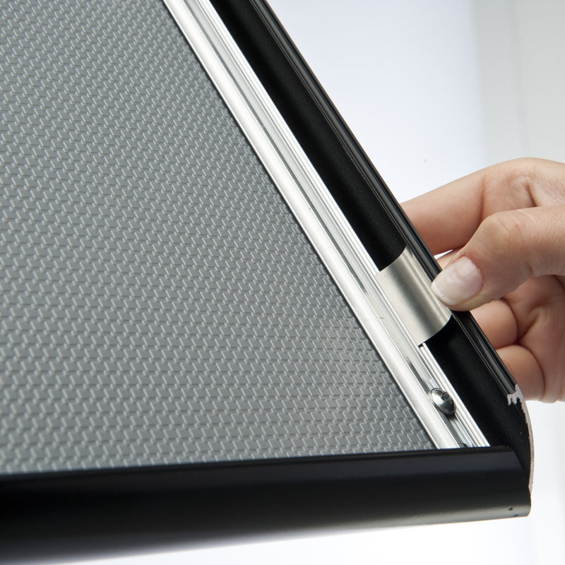 MT Displays Pedestal Curved Sign Holder | Wayfair