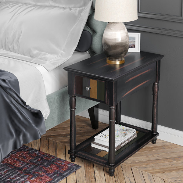 Gracie Oaks Dodger 3-Tier Narrow End Table | Wayfair