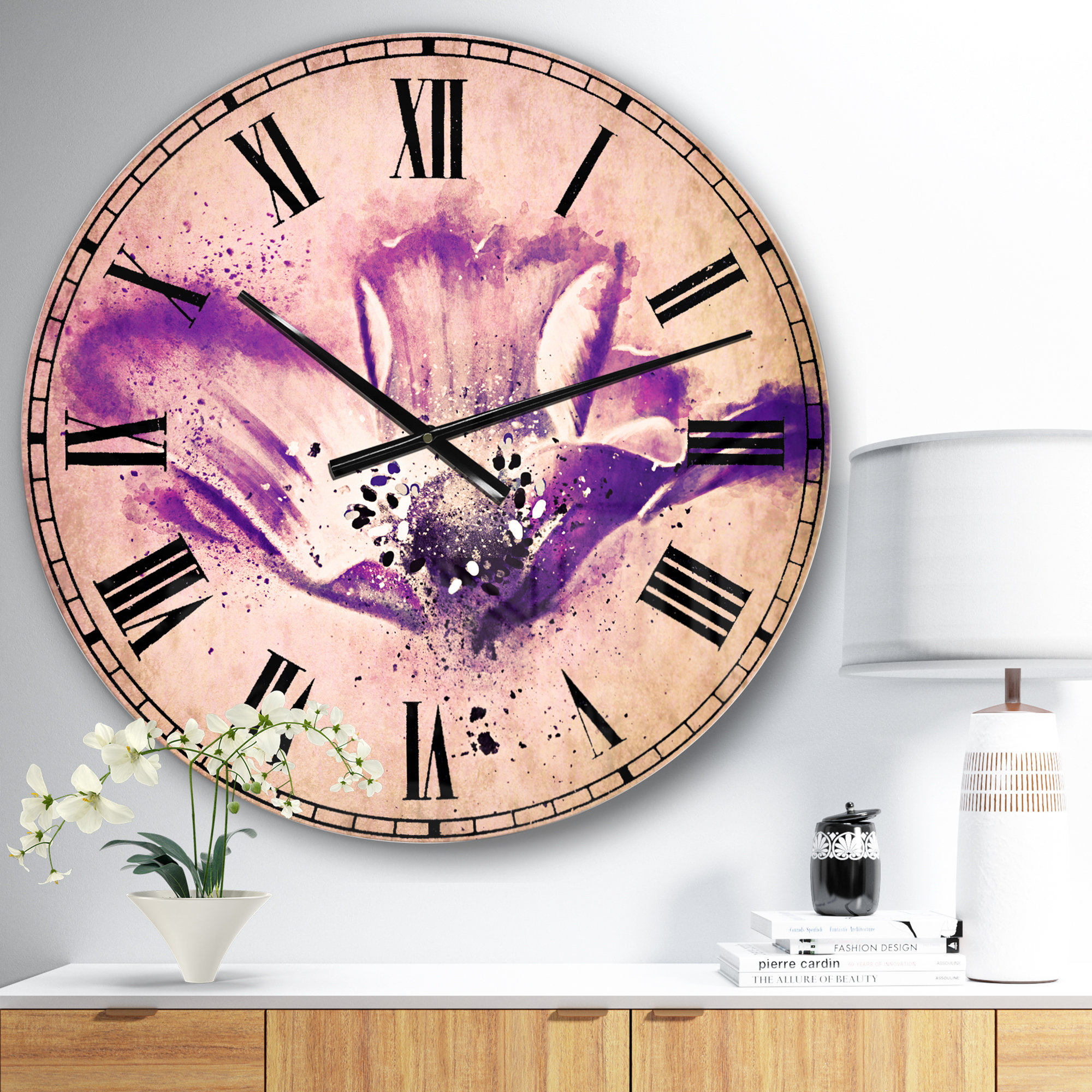 East Urban Home Stylized Watercolor Poppy Flower - Traditional wall ...