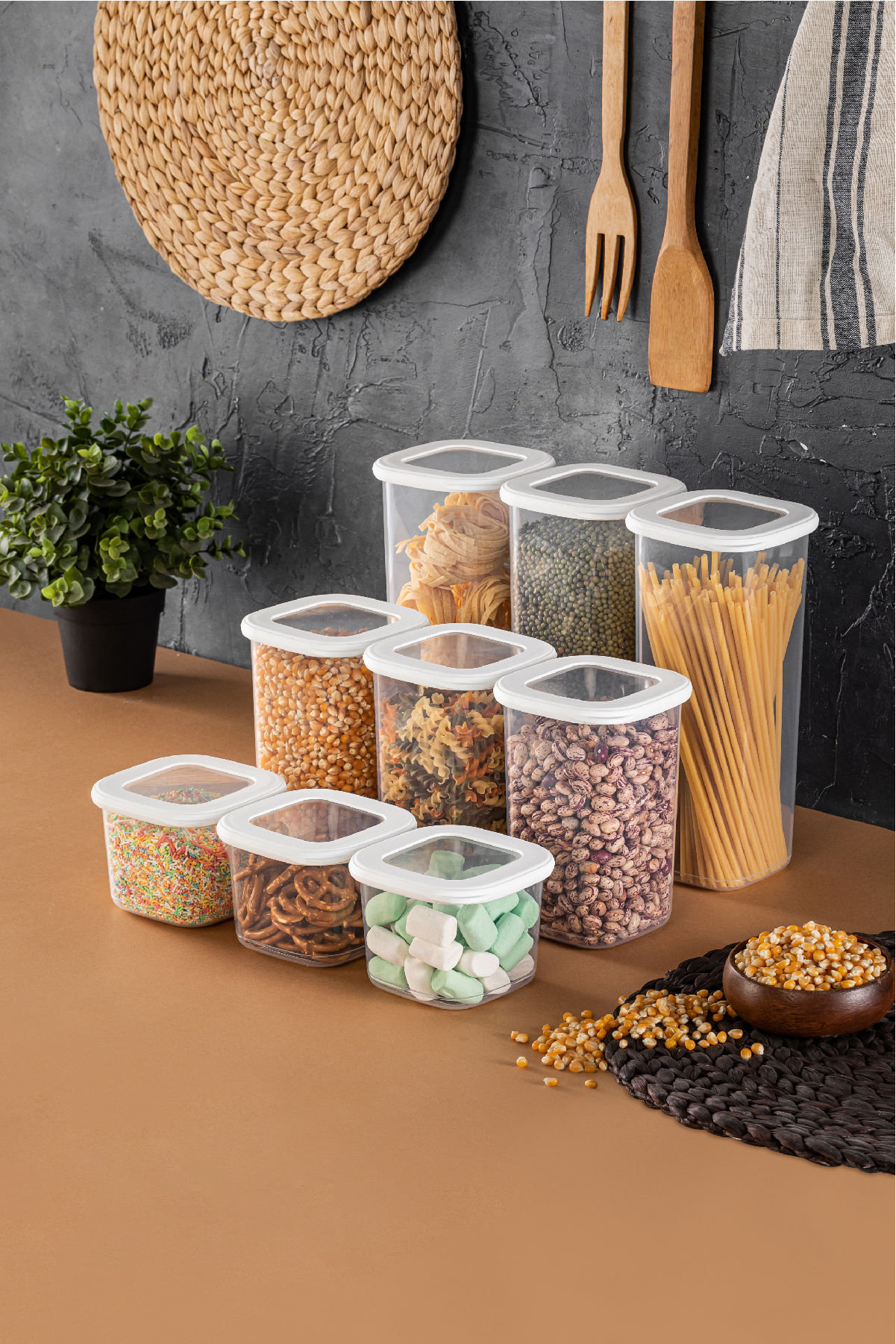 East Urban Home 9 Container Food Storage Set | Wayfair
