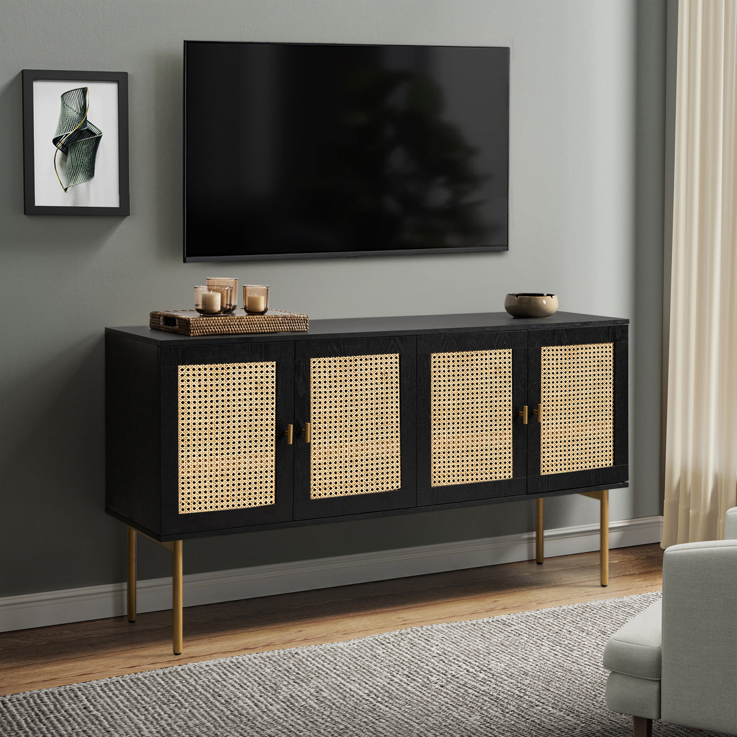 Willa Arlo™ Interiors Asenath 60" Wide Sideboard & Reviews - Wayfair Canada