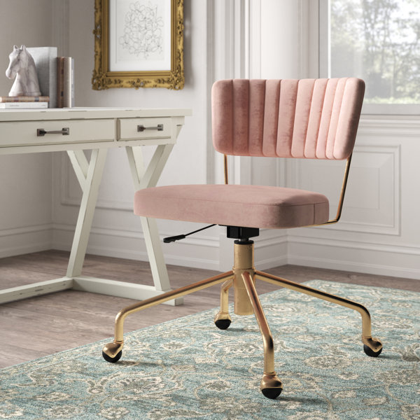 Kelly Clarkson Home Danielburnham Velvet Task Chair & Reviews | Wayfair