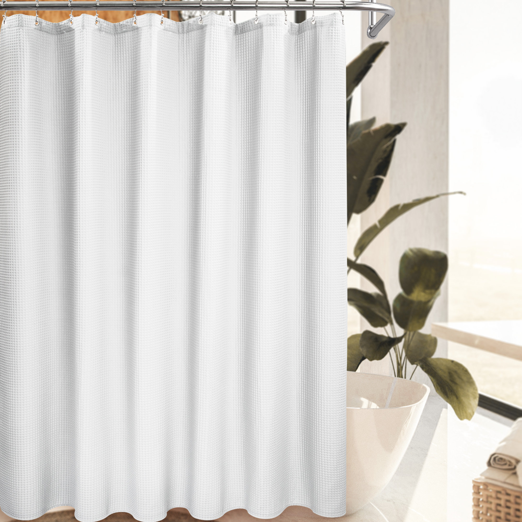 Eider And Ivory™ Cottingham Cotton Blend Solid Color Single Shower