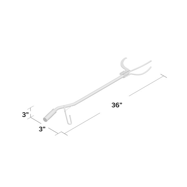 SunnyDaze Decor Black Steel Spring-Loaded Log Grabber Tongs & Reviews ...