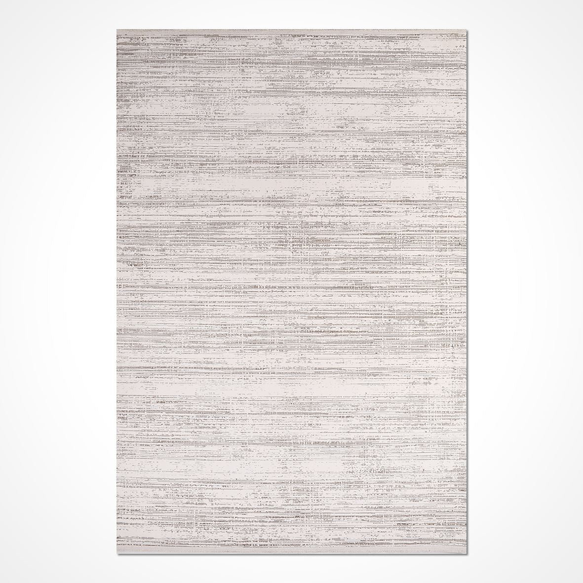 Aegean House Gwendolyn Grey Striped Polyester Machine Made Area Rug ...