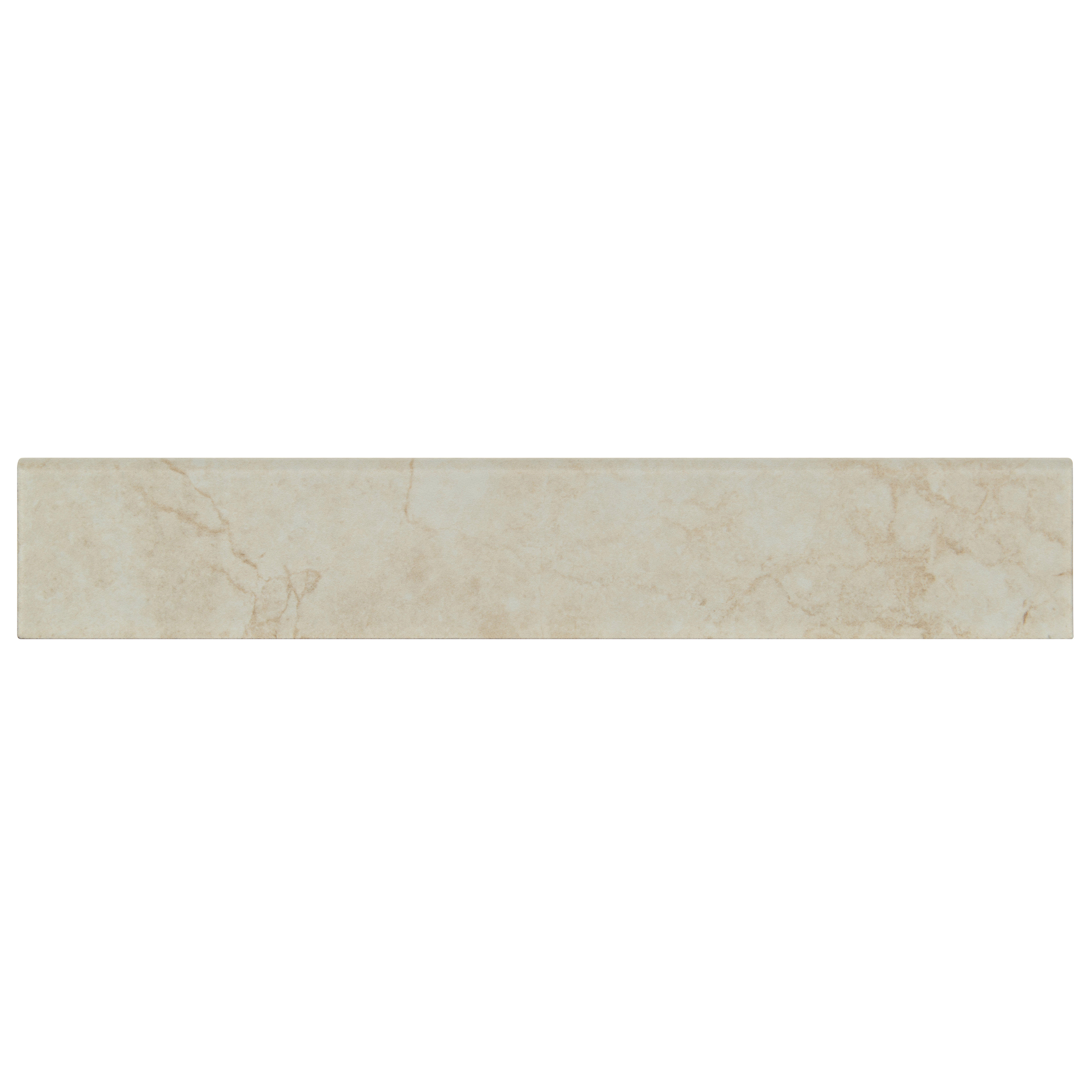 MSI 18" x 3" Matte Porcelain Bullnose Tile Trim in Ansello Grey ...
