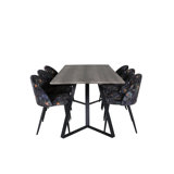 George Oliver Rowe Dining Set with 6 Chairs | Wayfair.ie